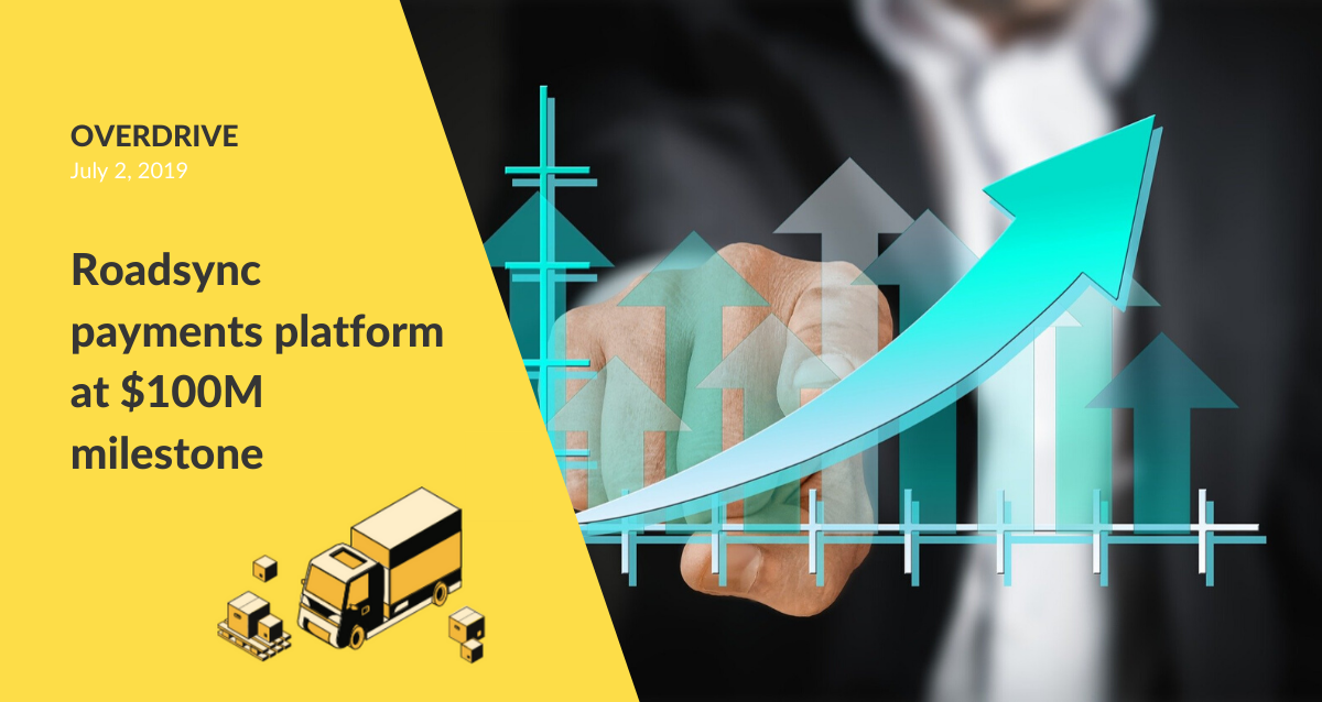 Roadsync payments platform at $100M milestone | RoadSync