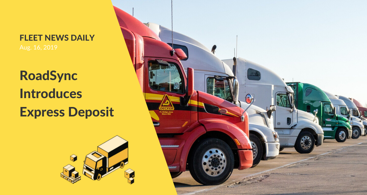 RoadSync Introduces Express Deposit | RoadSync